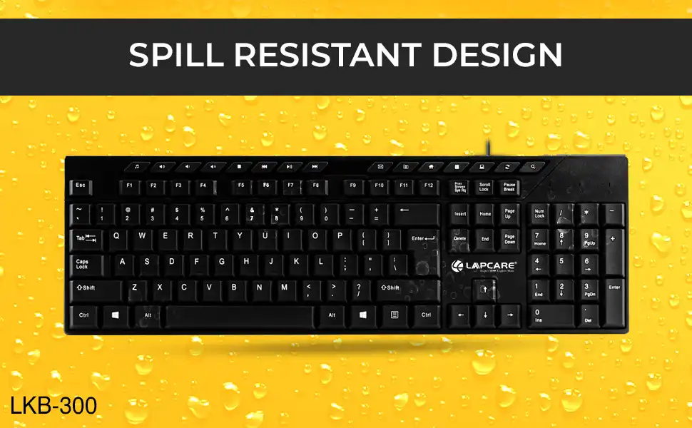 Alfa 1 Multimedia Wired USB Keyboard (LKB-300) – lapcare.com